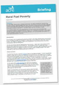 Briefing: Rural Fuel Poverty - ACRE